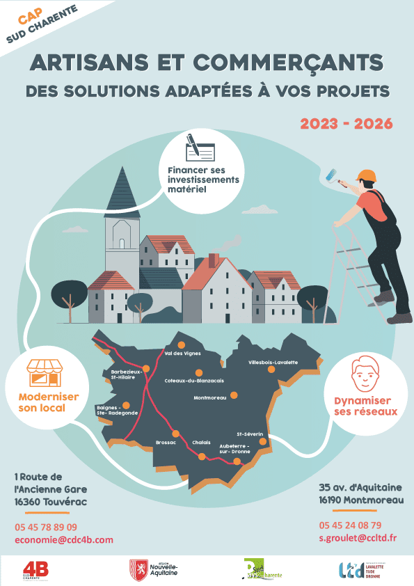 Aide aux entreprises - Cap Sud Charente - Lavalette Tude Dronne